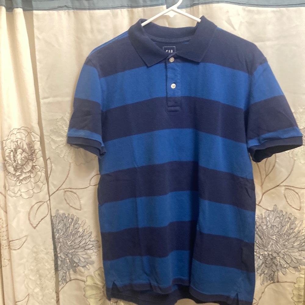 Vintage Rugby Striped Polo. Gap Men’s Size Large - Gem